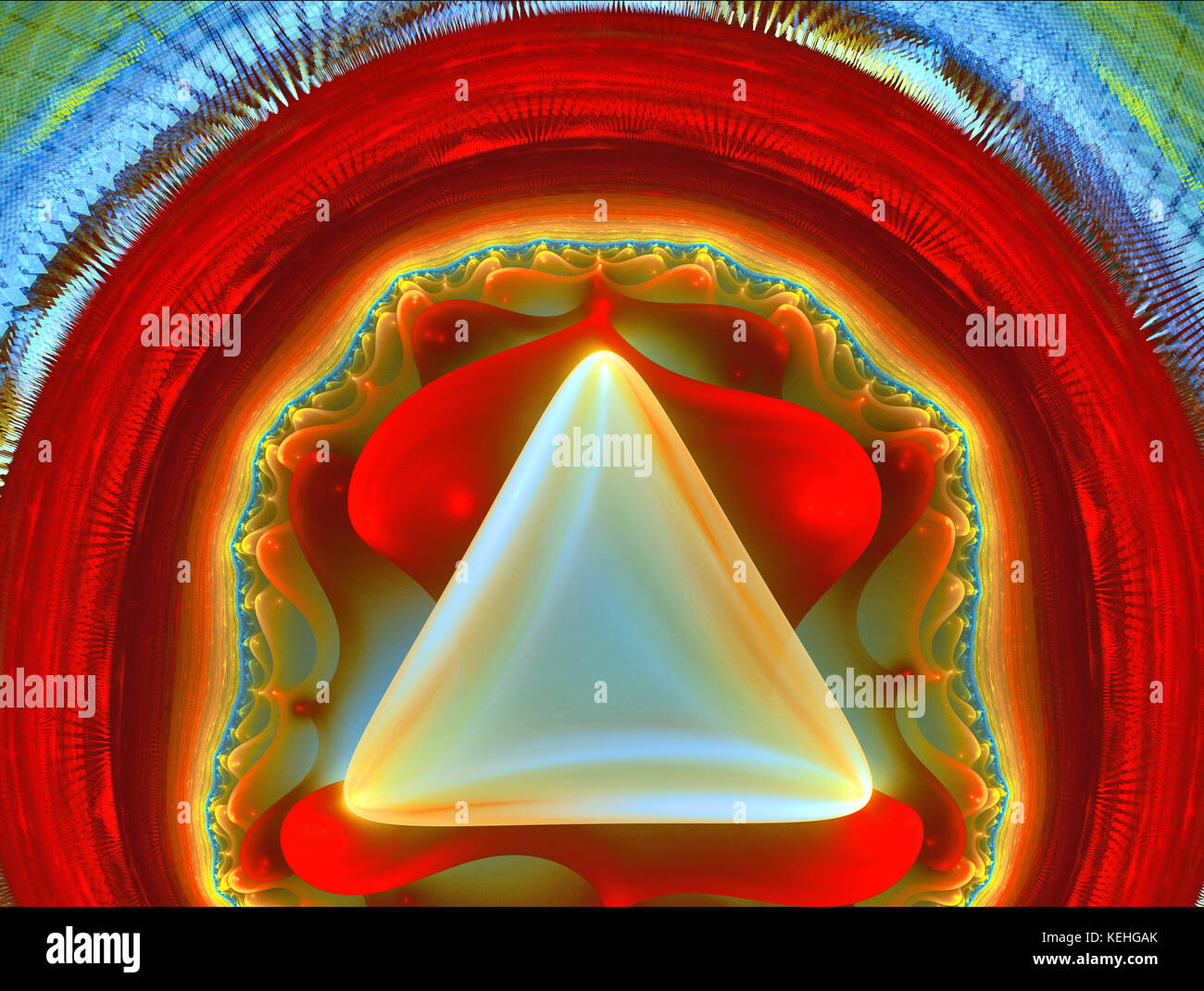 A conceptual illustration of the power that resides inside all of us ...