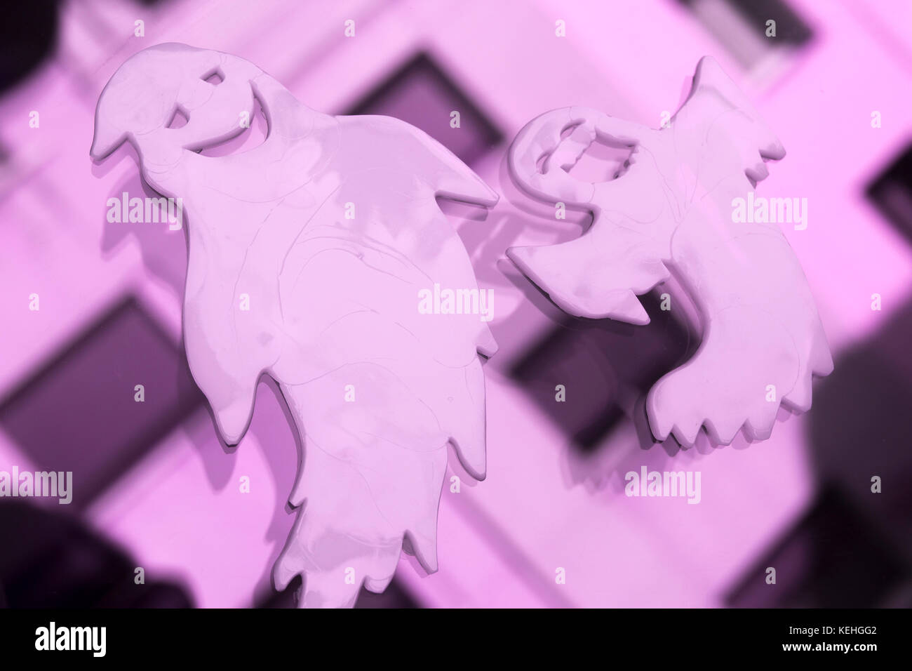 Halloween chidren's party toy ghost levitating flying in the air Stock ...