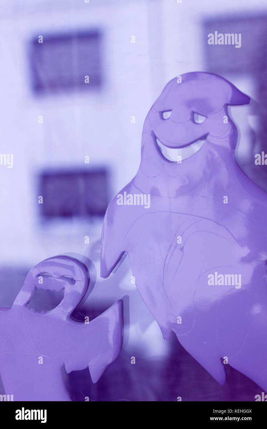 Halloween chidren's party toy ghost levitating flying in the air Stock ...