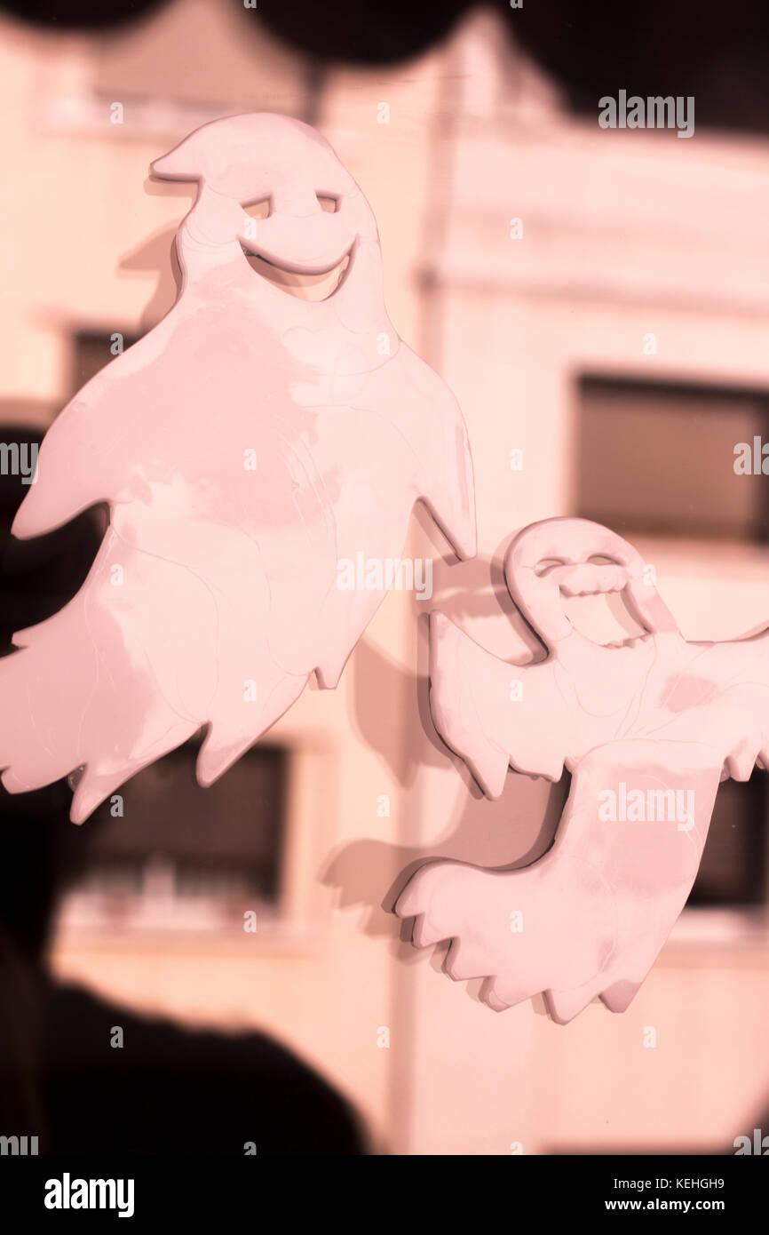 Halloween chidren's party toy ghost levitating flying in the air Stock ...