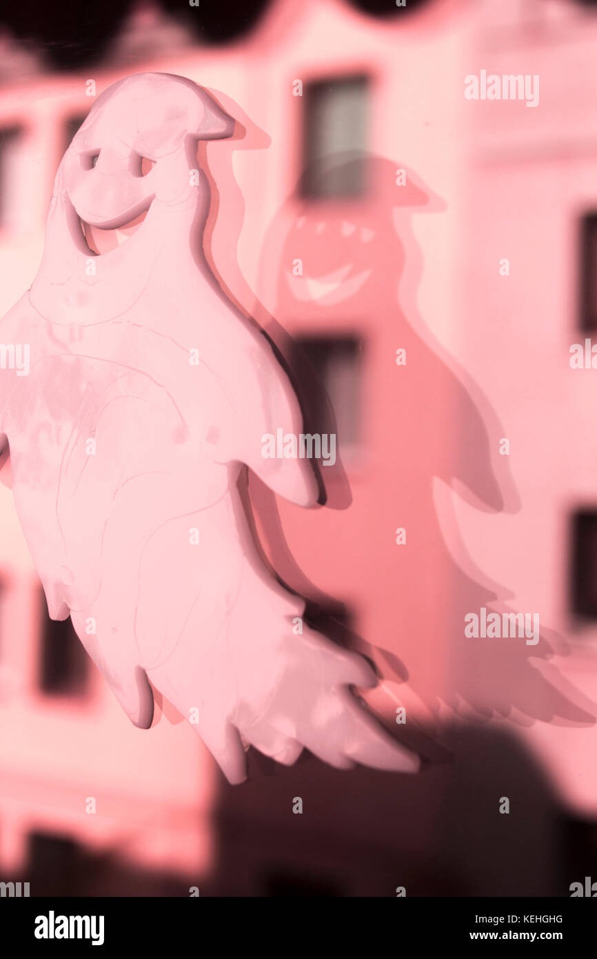 Halloween chidren's party toy ghost levitating flying in the air Stock ...