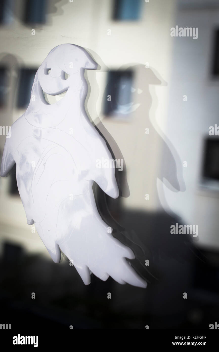 Halloween chidren's party toy ghost levitating flying in the air Stock ...