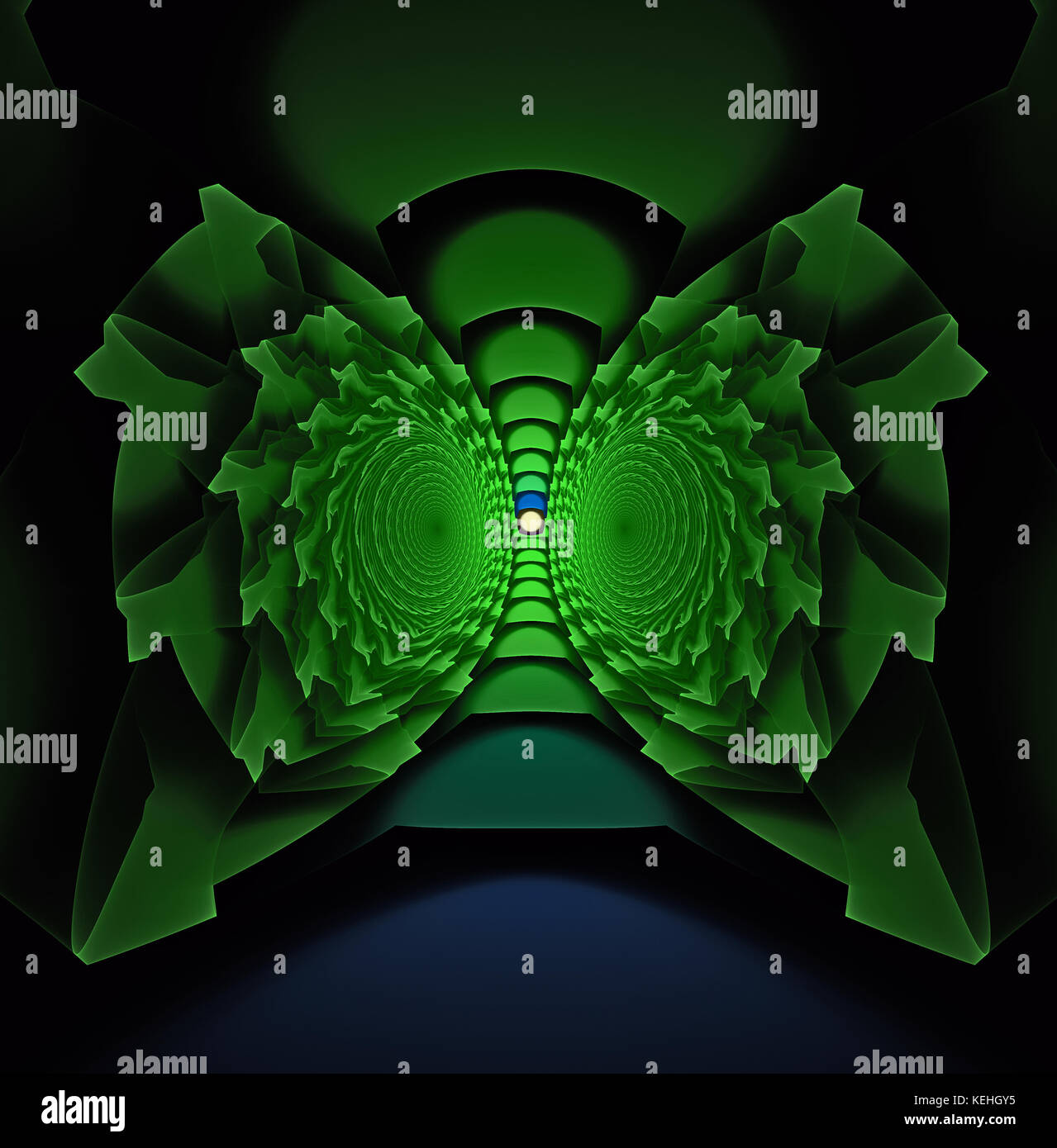 An imaginary quantum machine designed to move quantum particles Stock ...
