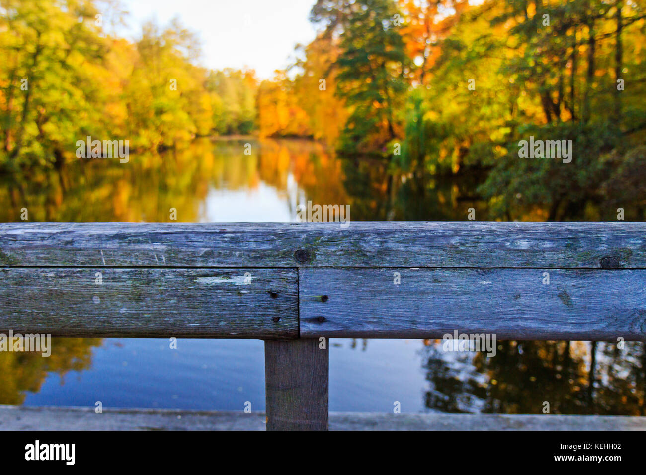 Old wooden suspension bridge hi-res stock photography and images - Alamy