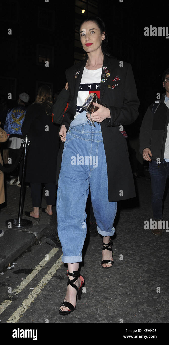 Celebrities at London Fashion Week Featuring: Erin OConnor Where ...