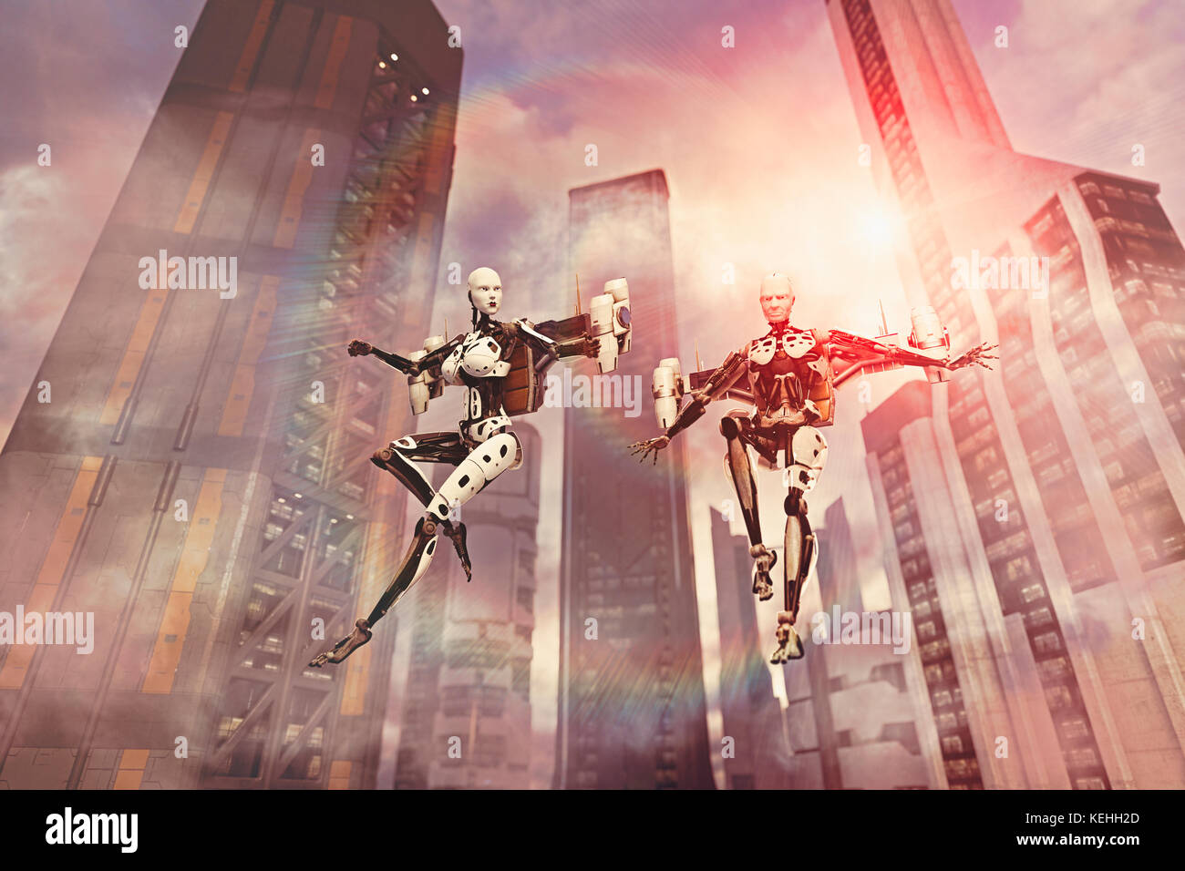 Flying robots hi-res stock photography and images - Alamy