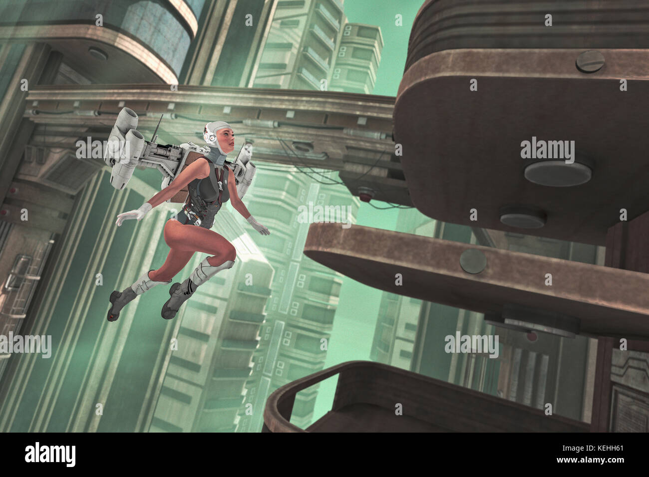 Night city flight hi-res stock photography and images - Alamy