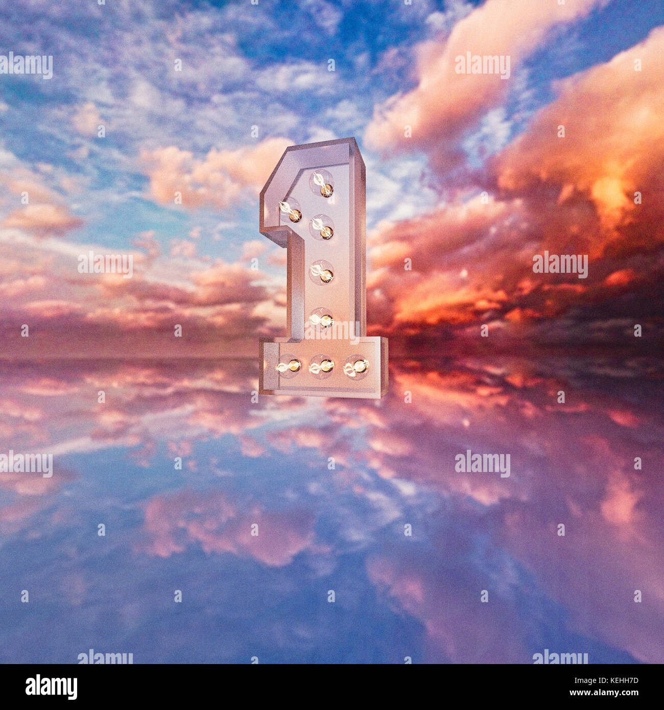Number 1 image hi-res stock photography and images - Alamy
