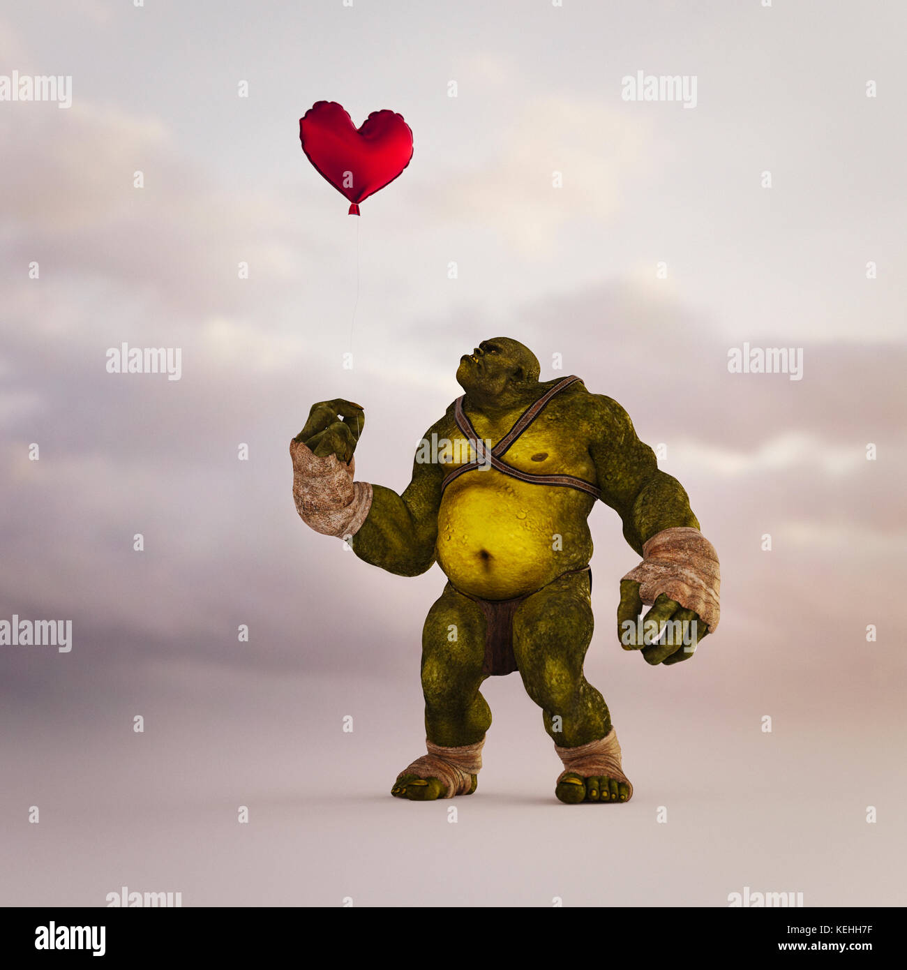 Red heart balloon angry hi-res stock photography and images - Alamy