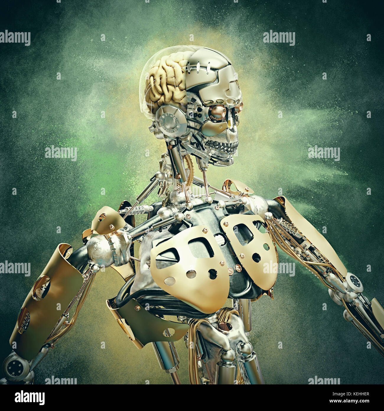 Robot back view hi-res stock photography and images - Alamy