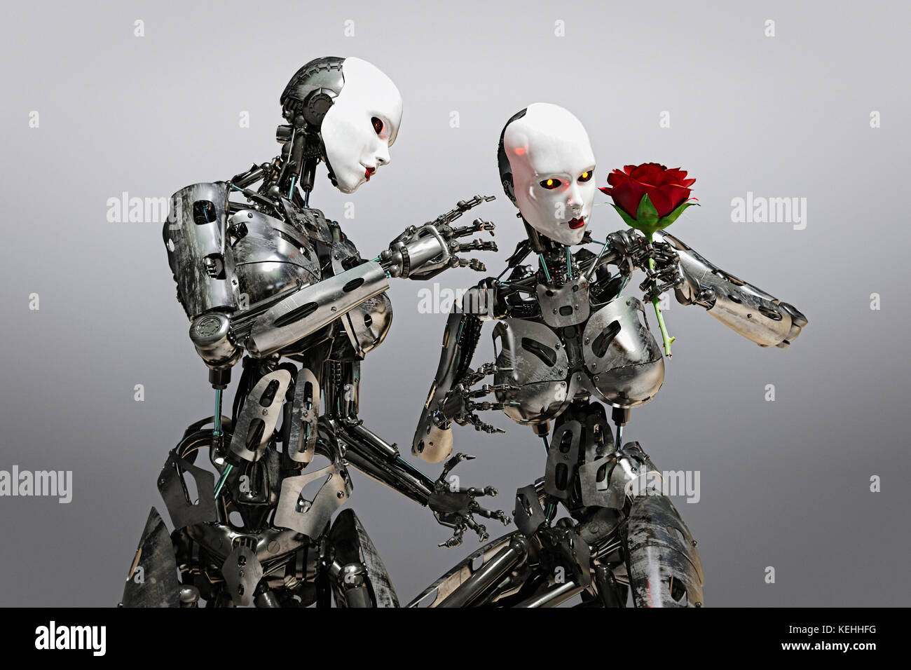 Flower robot hi-res stock photography and images - Alamy
