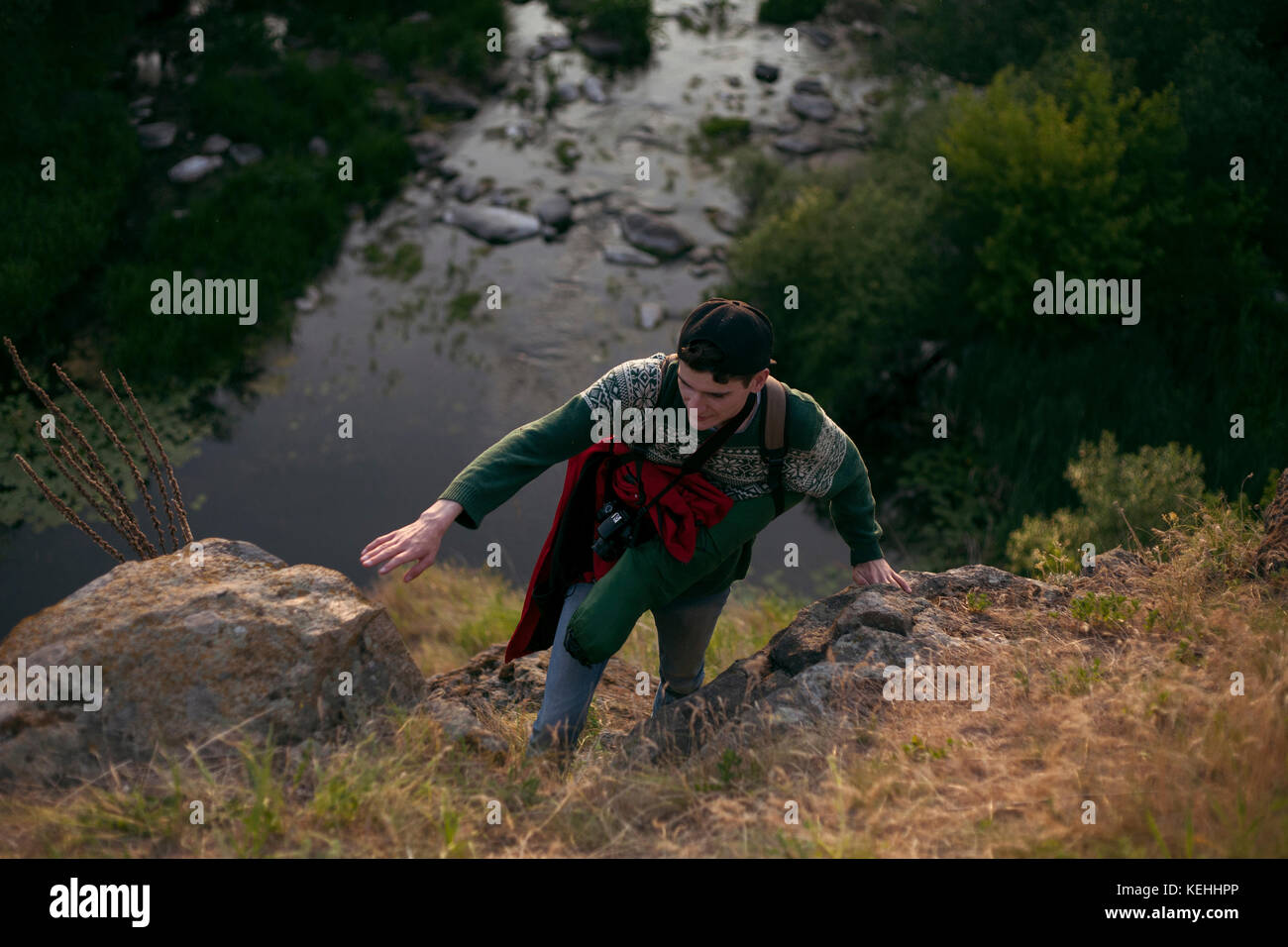 Man near river hi-res stock photography and images - Alamy
