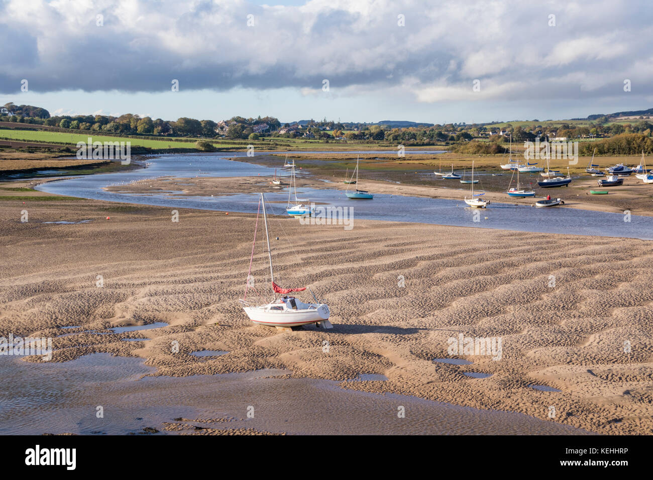 English british river aln alnmouth northumberland hi-res stock ...
