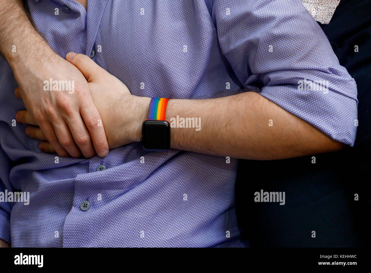 Close up man hands holding hi-res stock photography and images - Alamy