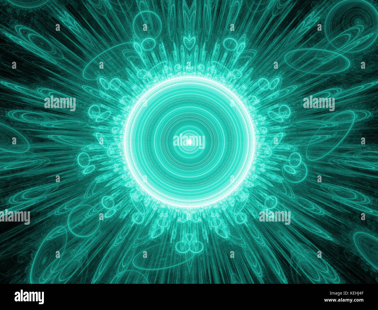 All of creation visualized as one cluster of matter and energy Stock ...