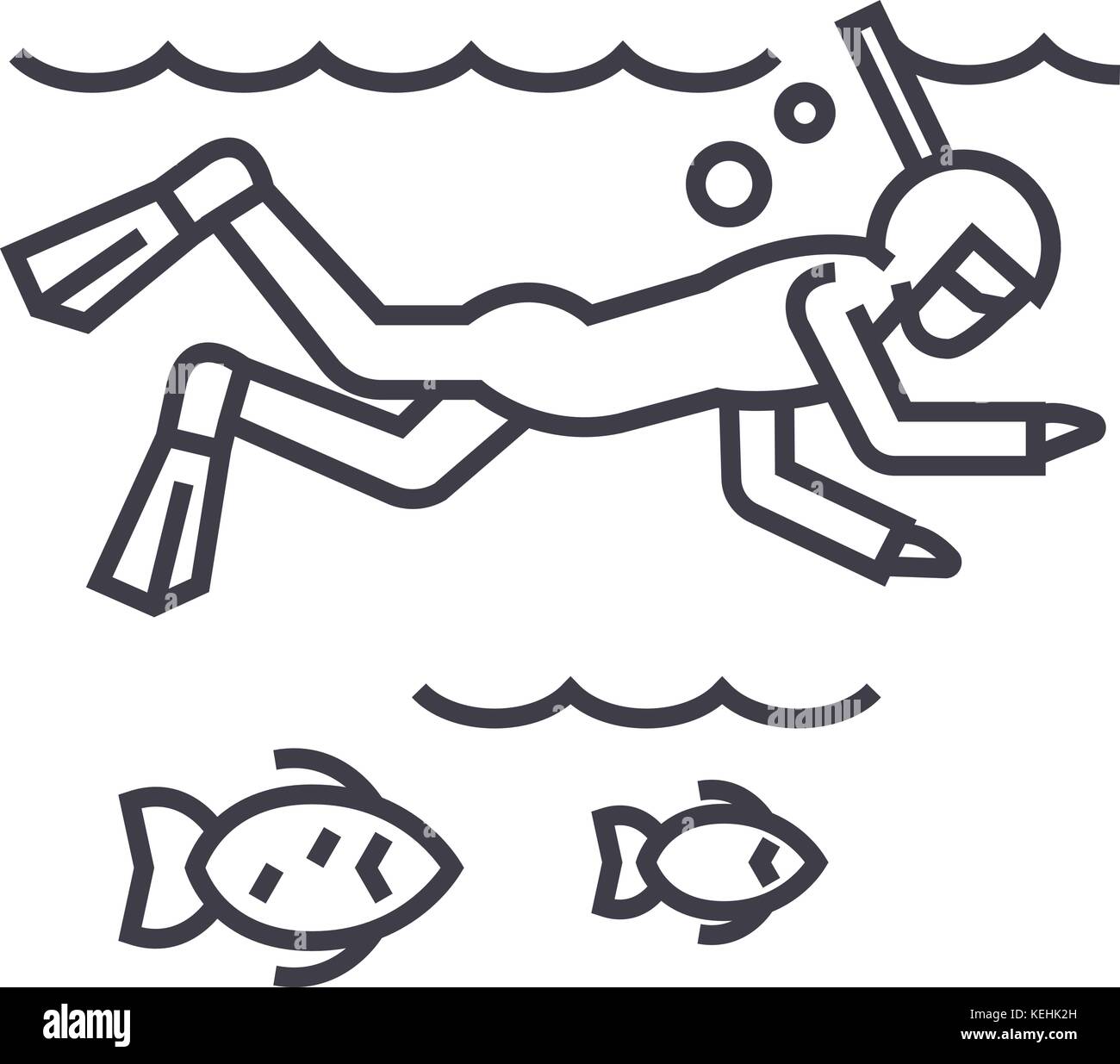 Dive Clipart Black And White