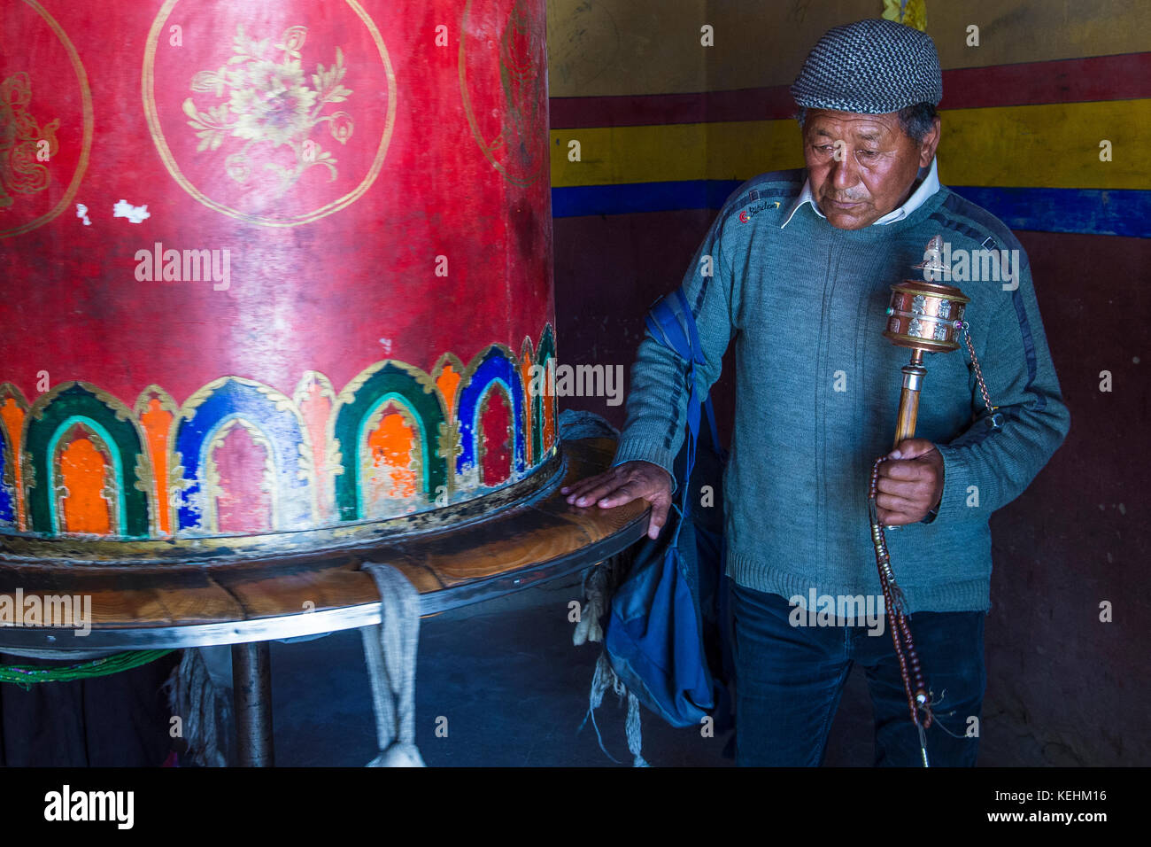 Portraite of Ladakhi man during the Ladakh Festival in Leh India Stock ...