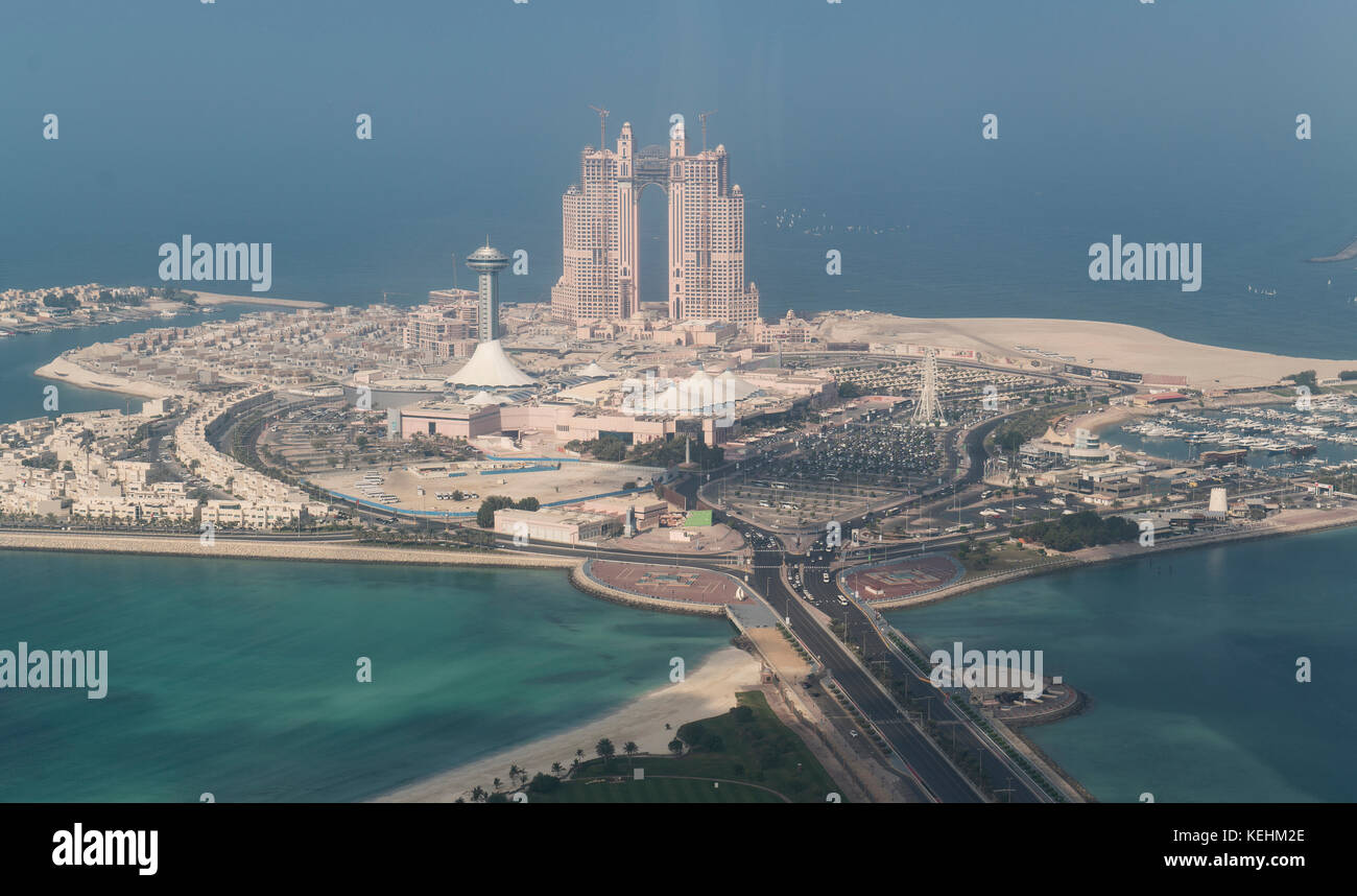 Dubai waterfront aerial view hi-res stock photography and images - Alamy