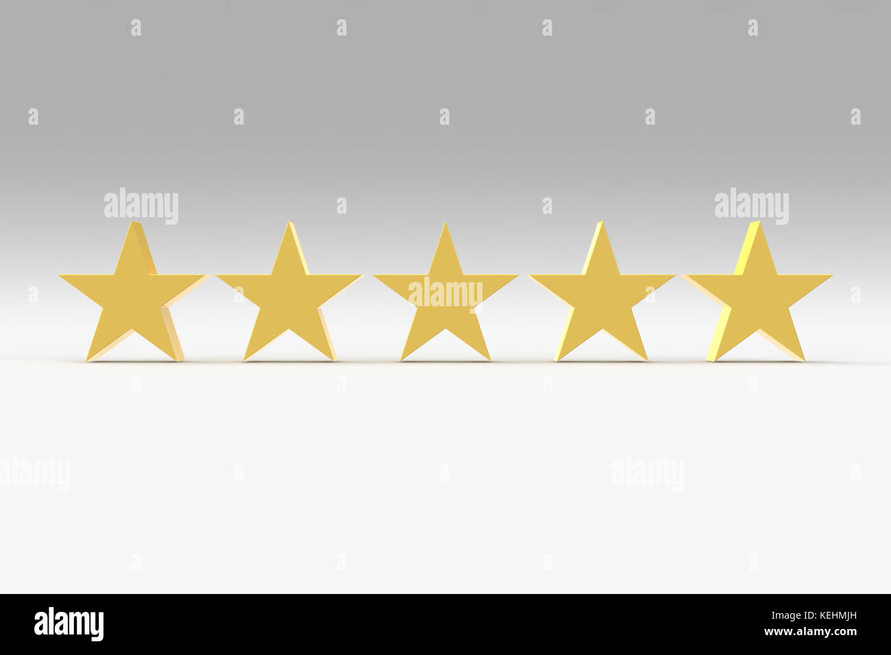 Five Gold Stars Stock Photo - Alamy