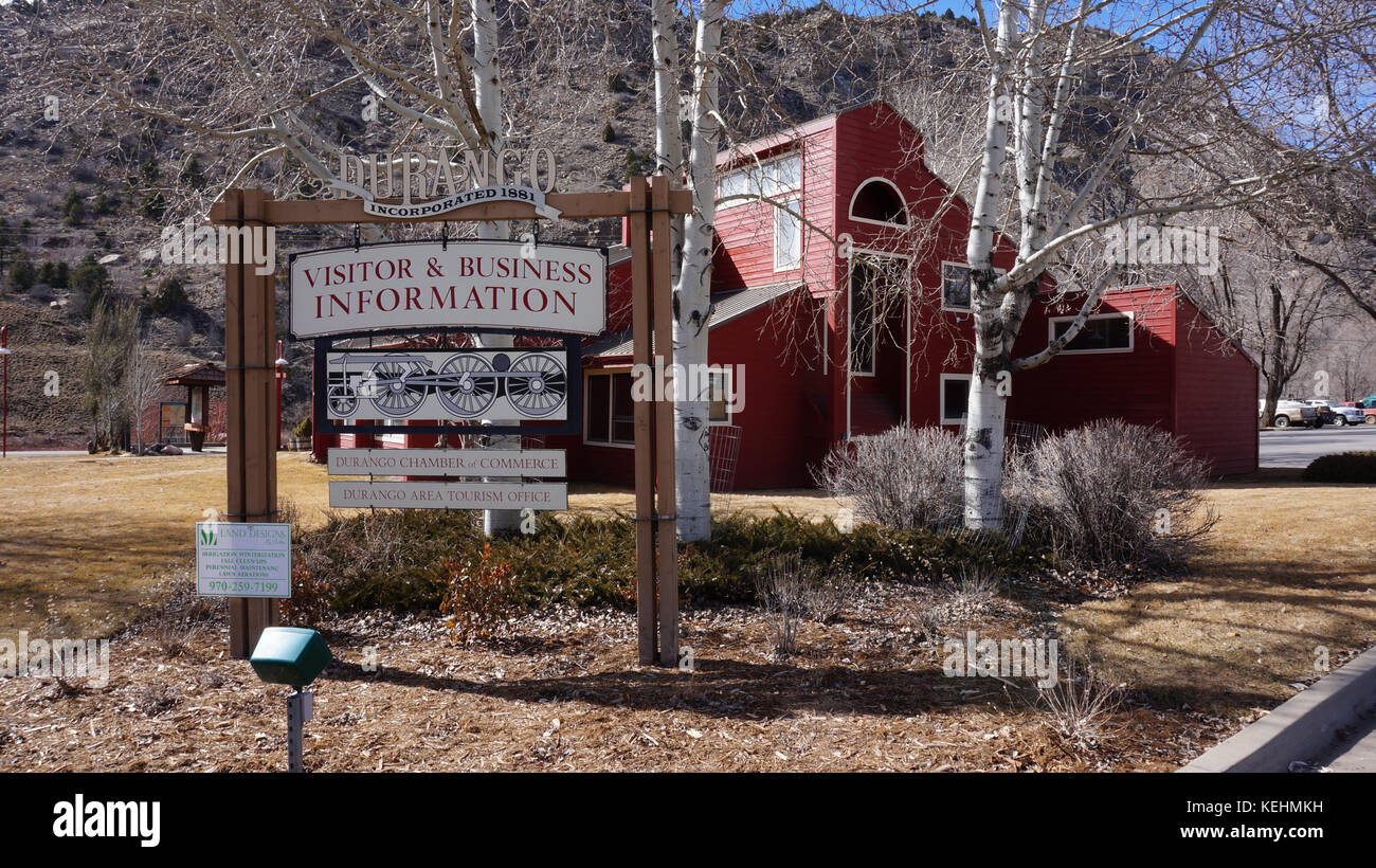 Durango Area Tourism Office Stock Photo - Alamy