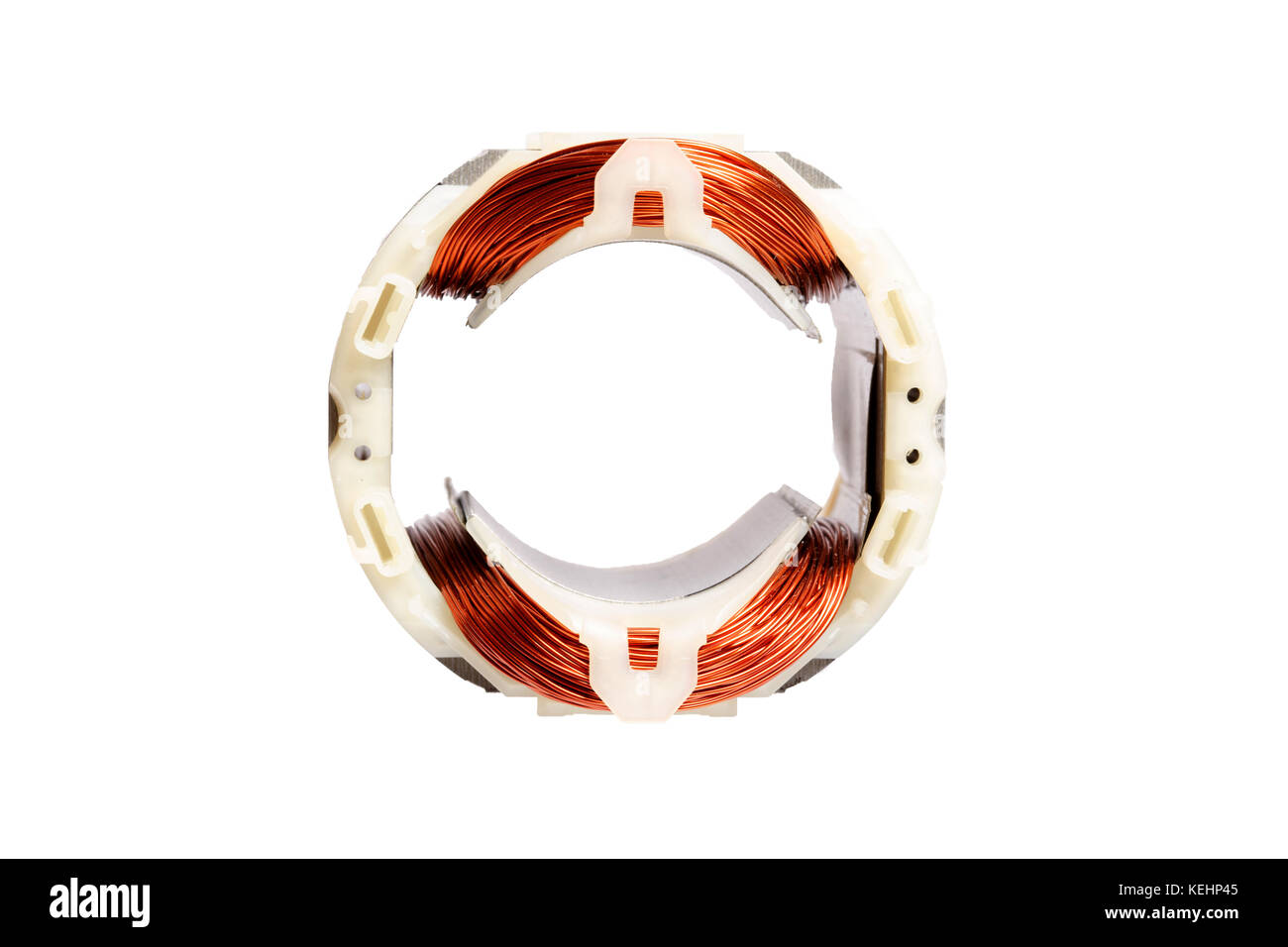 Copper wire in a motor, electric magnetic device for rotor. High ...