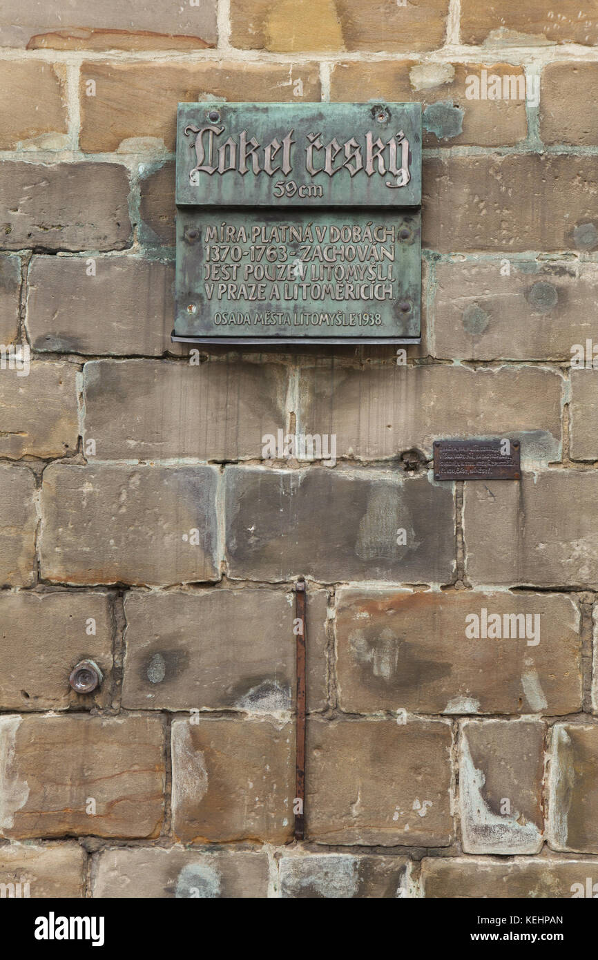 The Bohemian loket, a medieval measure of length which was equal to 59 ...