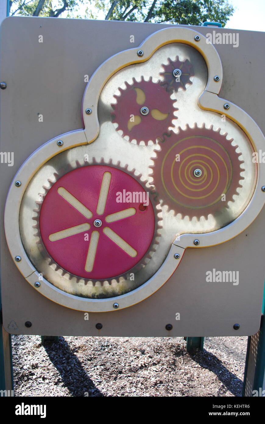 Play gears on a playground Stock Photo - Alamy