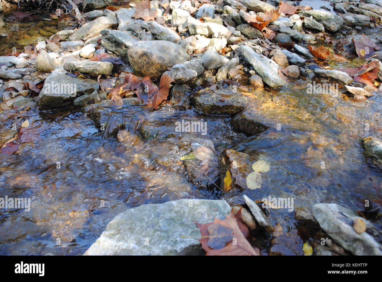 small creek with rocks Stock Photo - Alamy