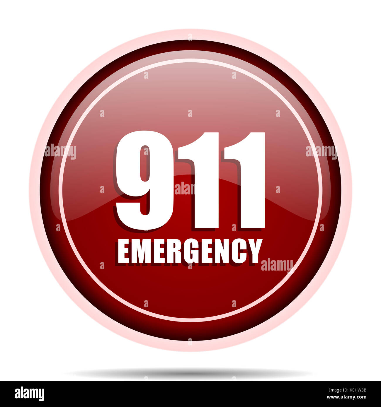 Number 911 icon hi-res stock photography and images - Alamy