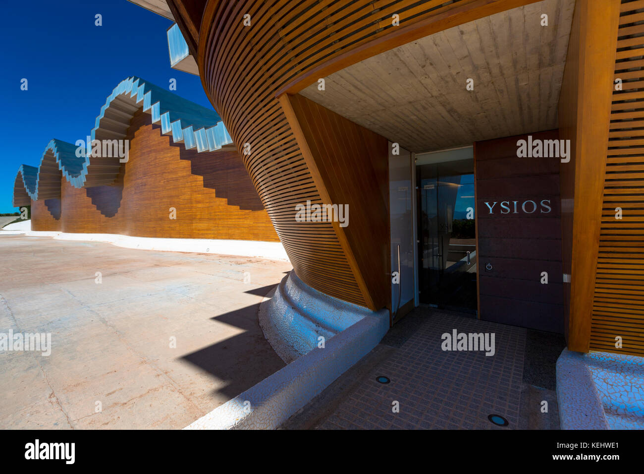 Ysios Bodega winery futuristic architecture at Laguardia in Rioja ...