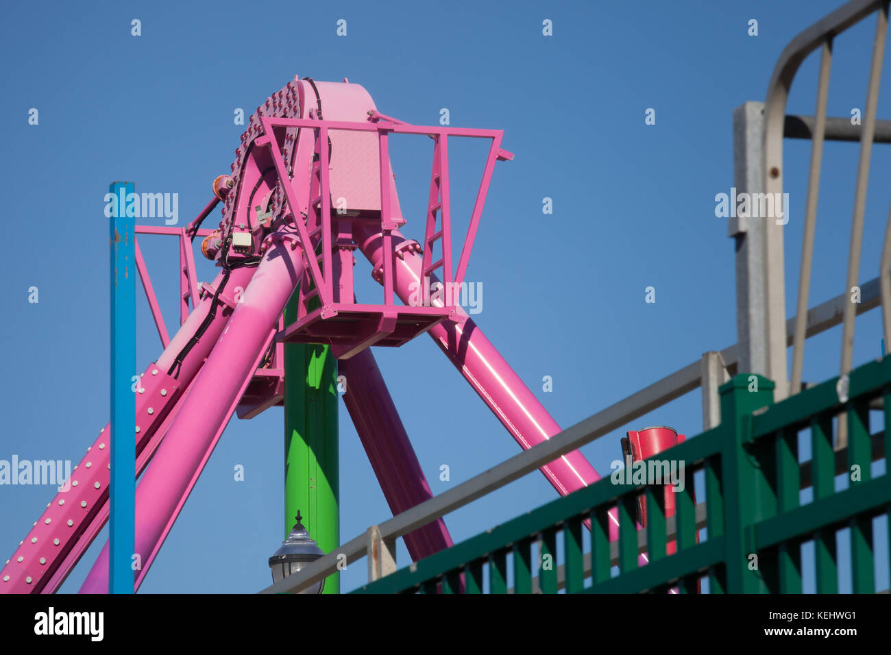 Boardwalk Amusement Park Rides closed after season. Point Pleasant ...