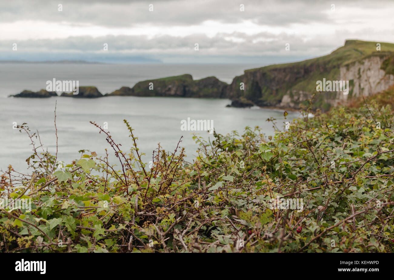 Antrim Coast landscape, Northern Ireland Stock Photo - Alamy