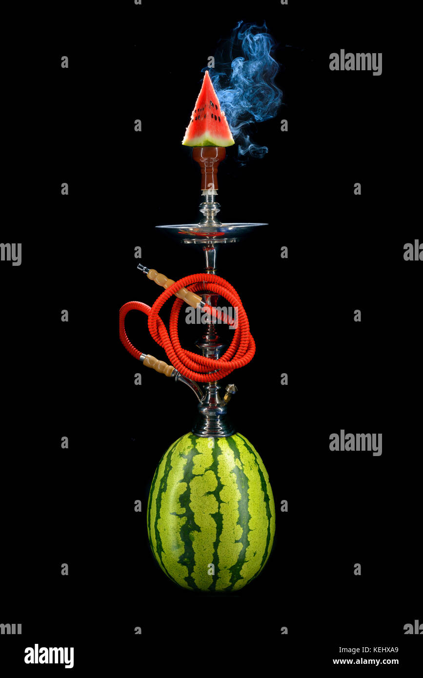 Watermelon aroma hookah Stock Photo - Alamy
