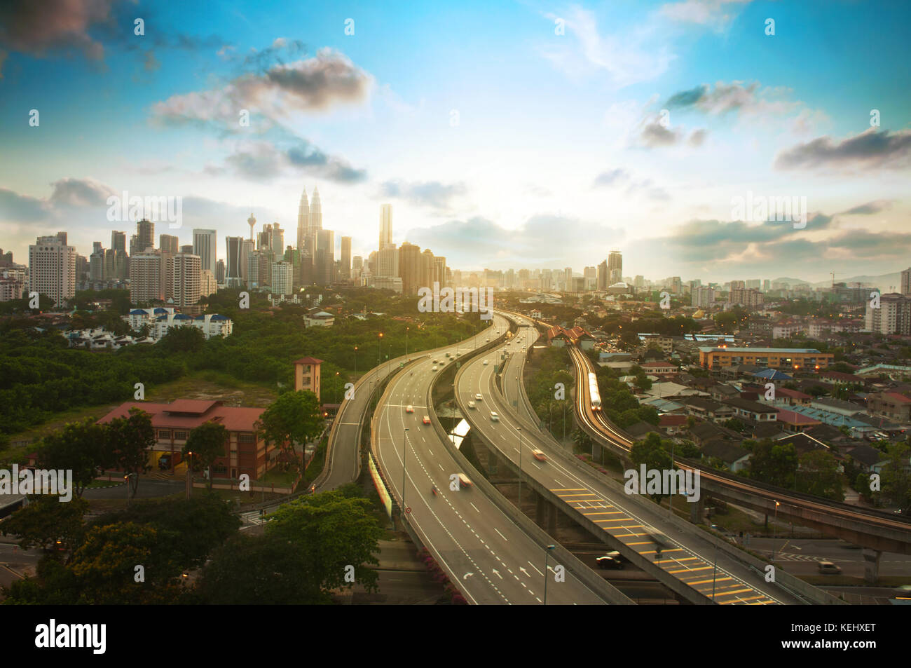 Kuala Lumpur city skyline, Malaysia Stock Photo - Alamy