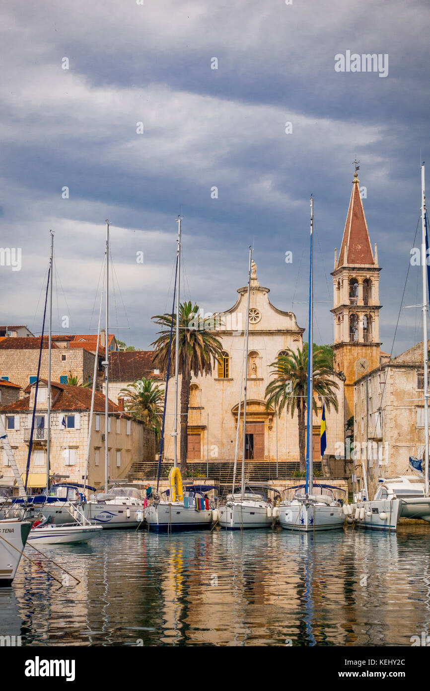 Town centre of Vis, Croatia Stock Photo - Alamy