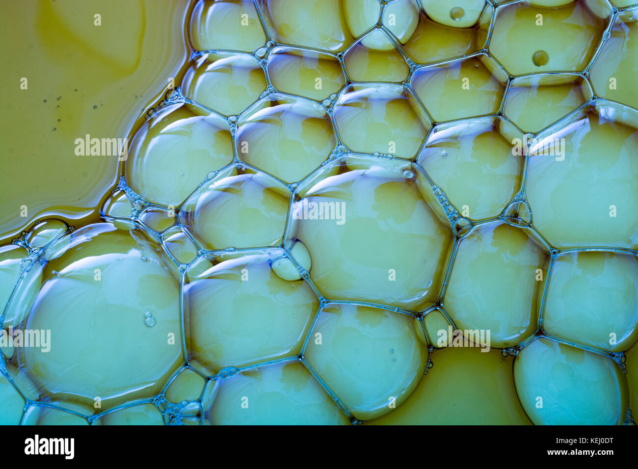 Colorful water bubles on water as abackground Stock Photo - Alamy