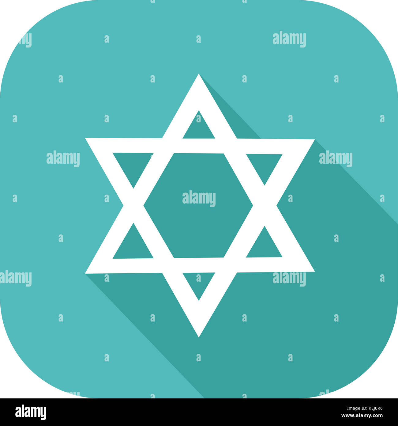 Icon of the symbol of the Jewish religion Stock Photo - Alamy