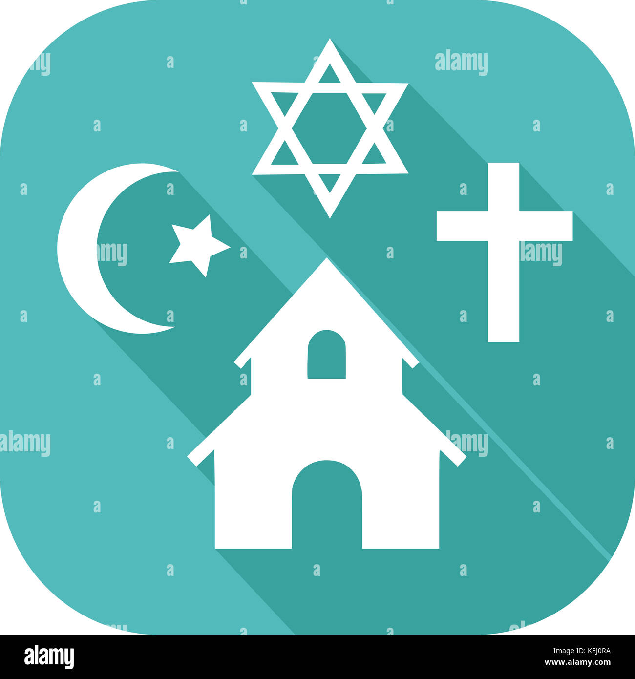 Symbols icon of different religions Stock Photo - Alamy