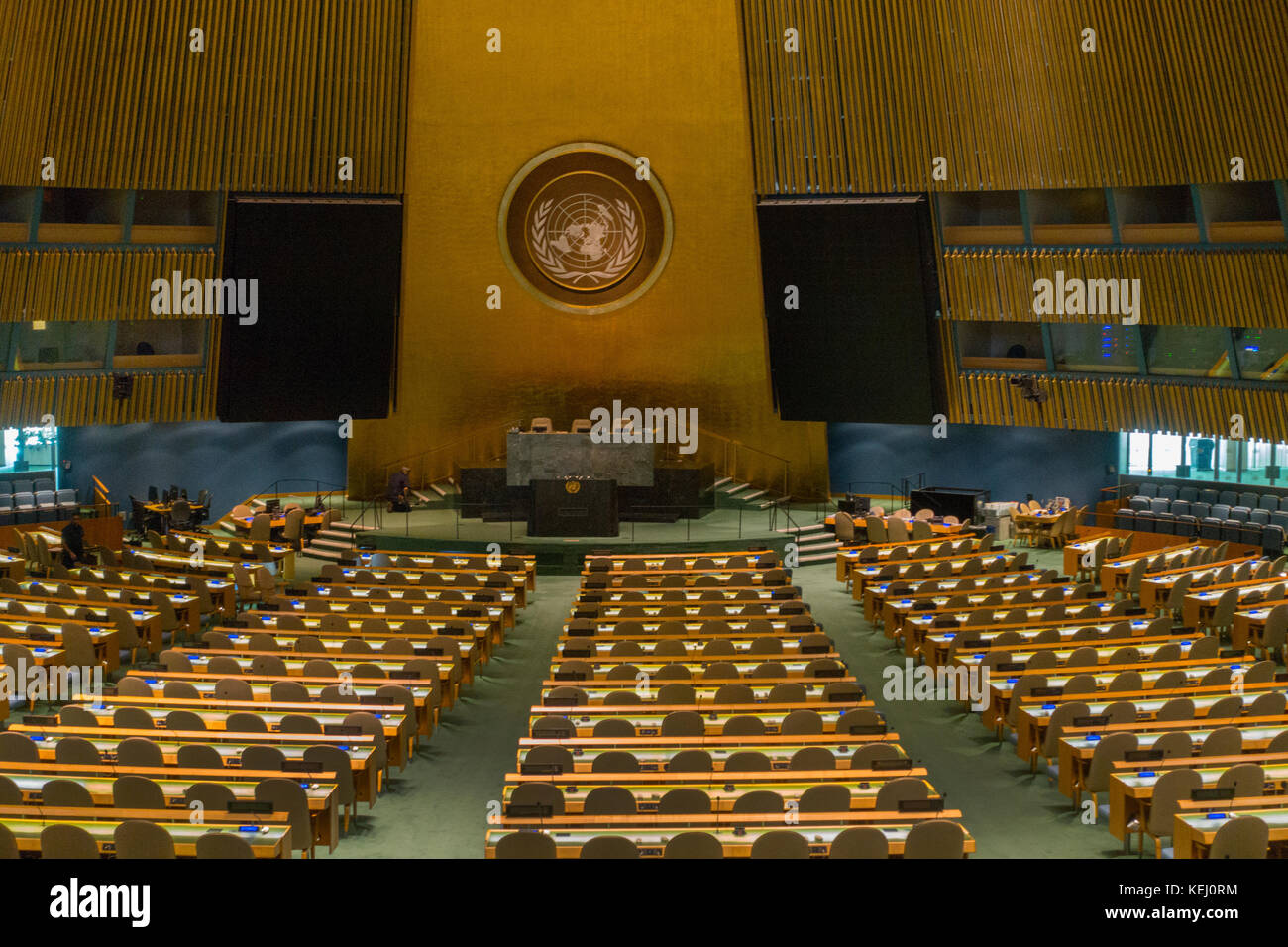 United nations general assembly room hi-res stock photography and ...