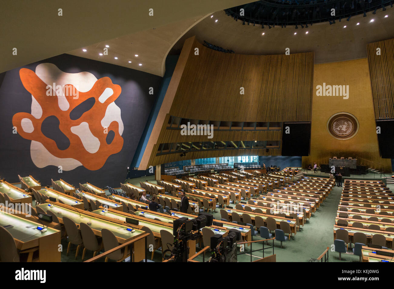 United nations general assembly room hi-res stock photography and ...