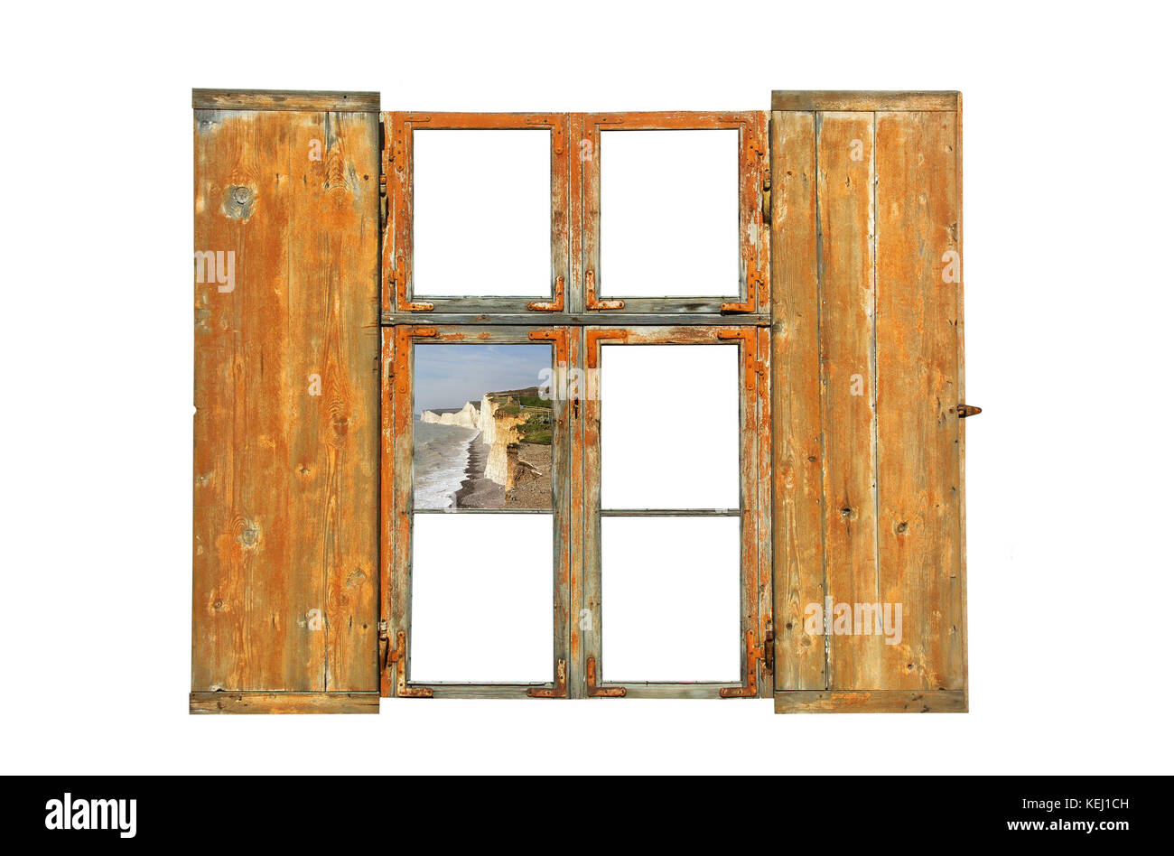 View from window old Cut Out Stock Images & Pictures - Alamy