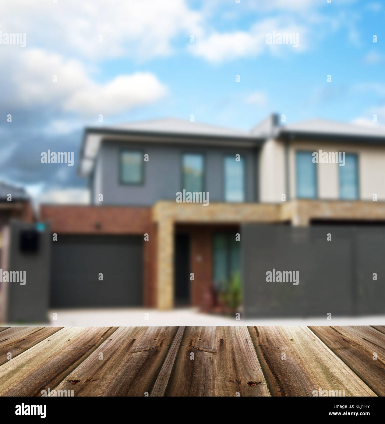 Blurred unfocused picture of house Stock Photo - Alamy