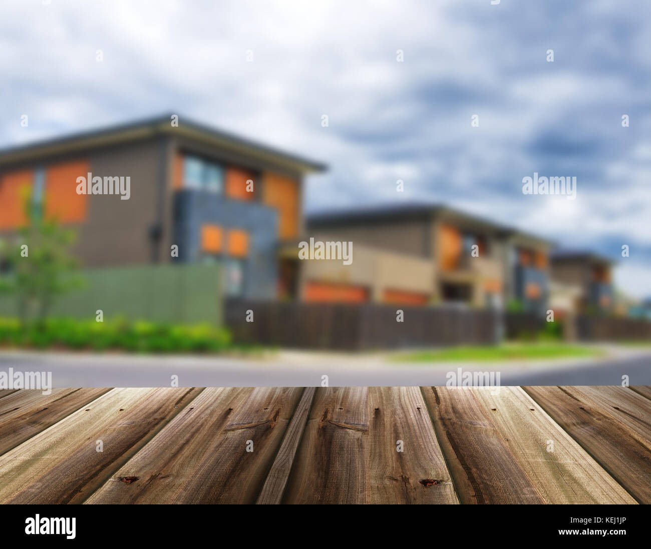 Blurred unfocused picture of house Stock Photo - Alamy