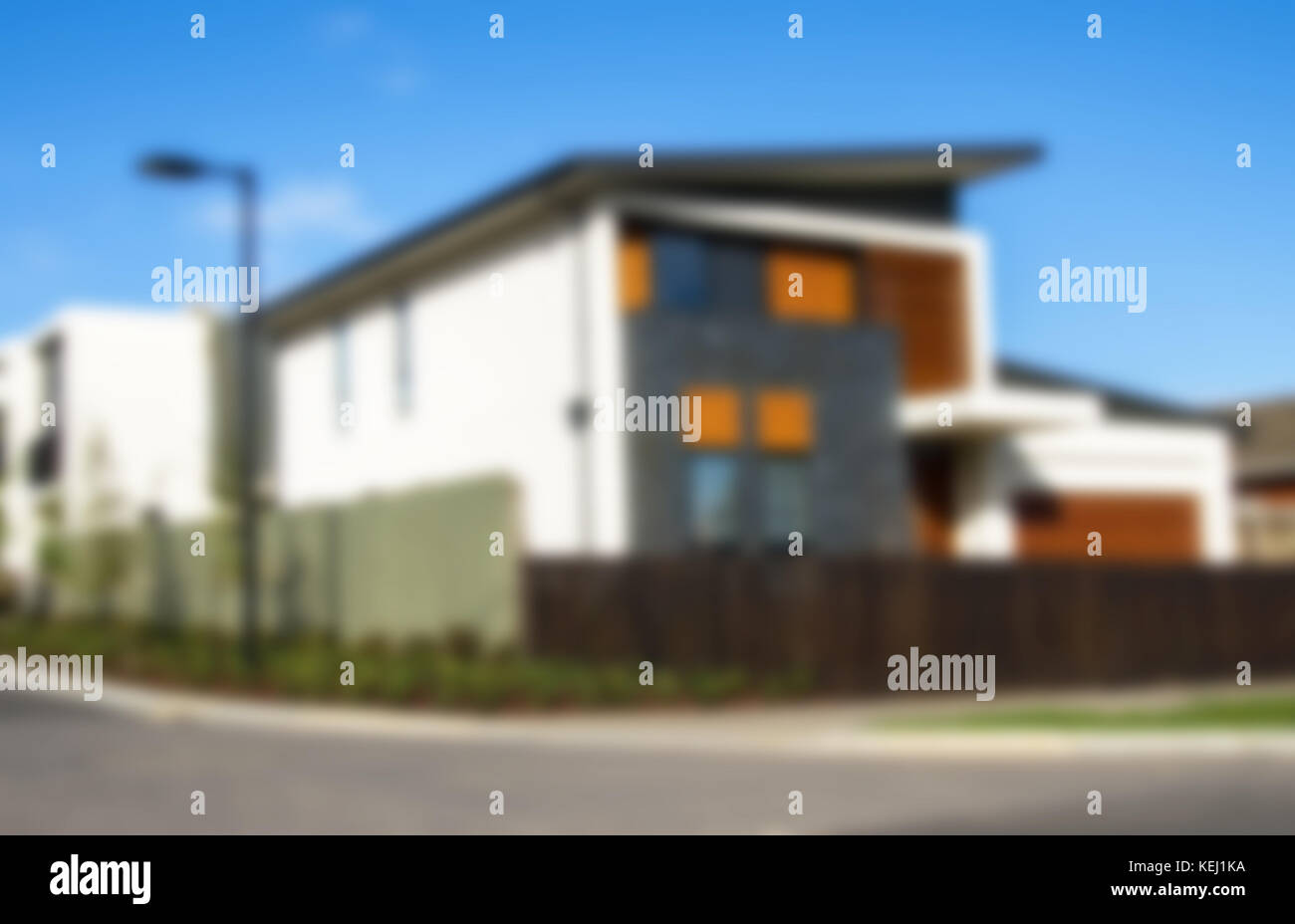 Blurred unfocused picture of house Stock Photo - Alamy