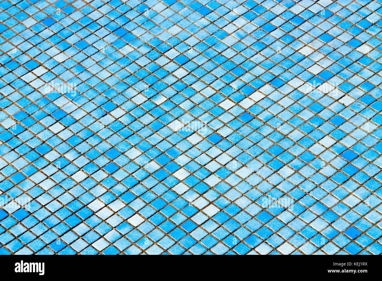 Abstract blue tiles background Stock Photo - Alamy