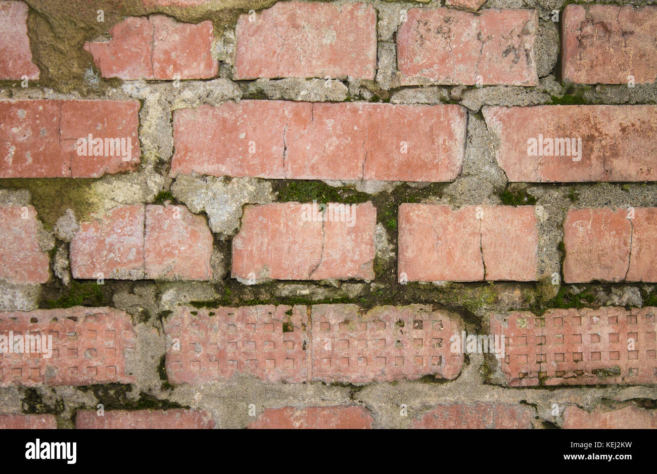 Old wall of red brick for the background Stock Photo - Alamy