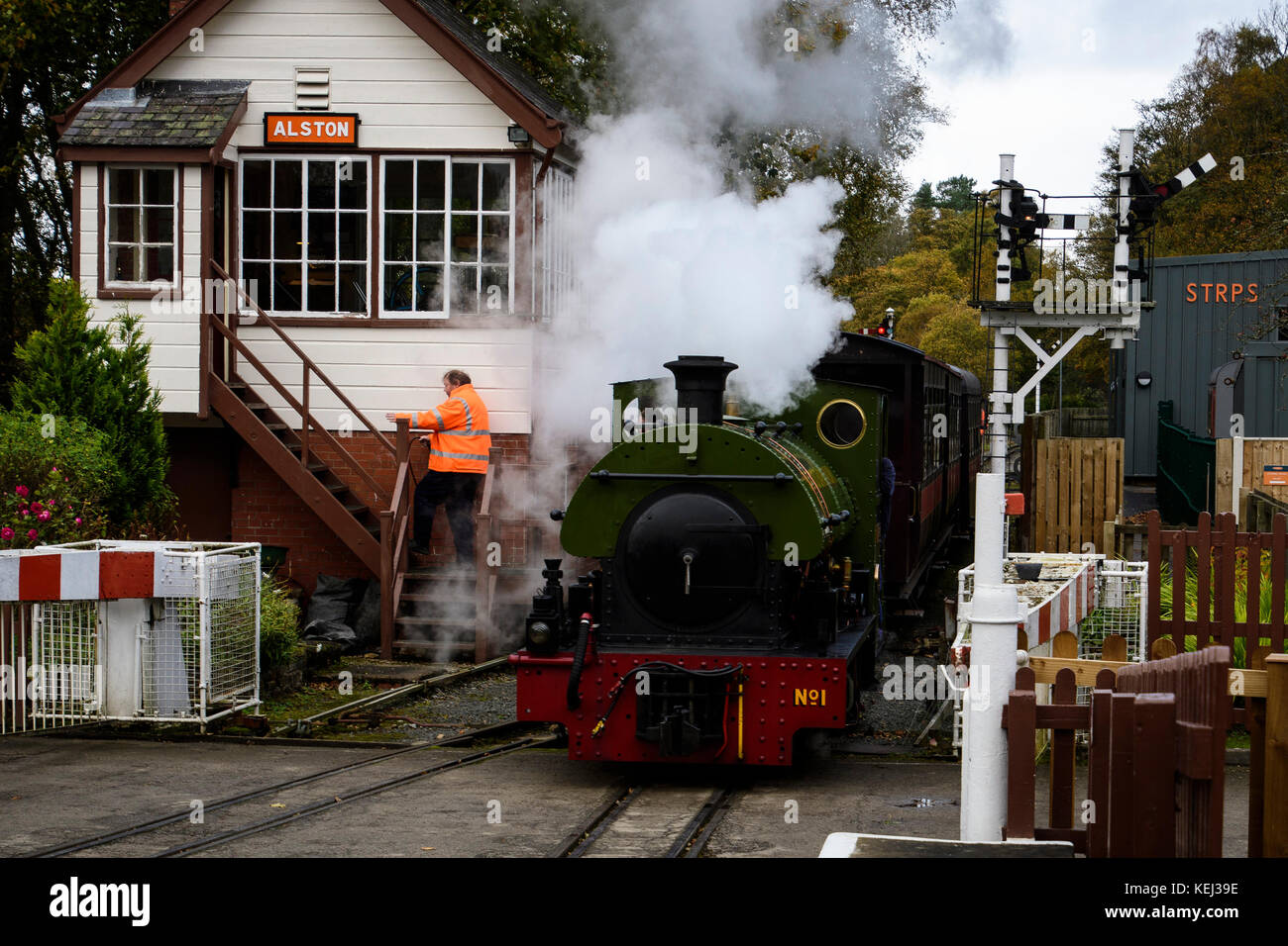 Stock Photo - South Tynedale Railway is a preserved, 2 ft (610 mm ...