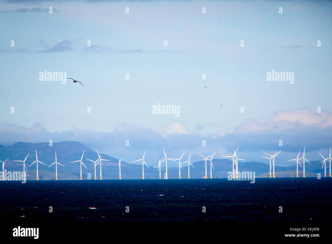 Stock Photo - Robin Rigg East and West Wind Farms are the first ...