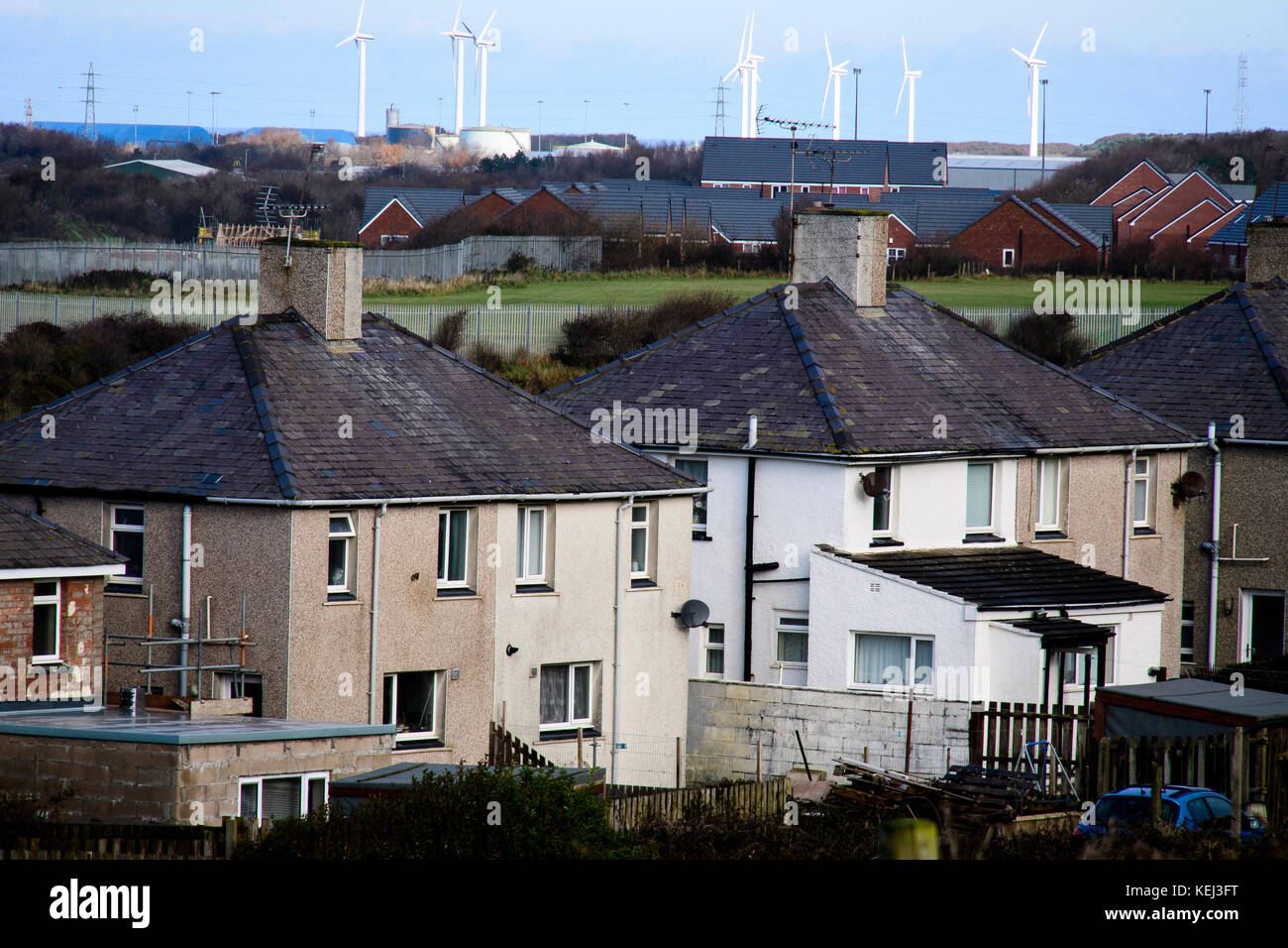 Stock Photo - Robin Rigg East and West Wind Farms are the first ...