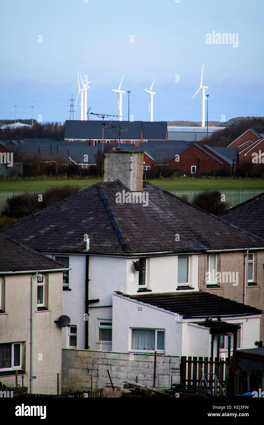 Stock Photo - Robin Rigg East and West Wind Farms are the first ...
